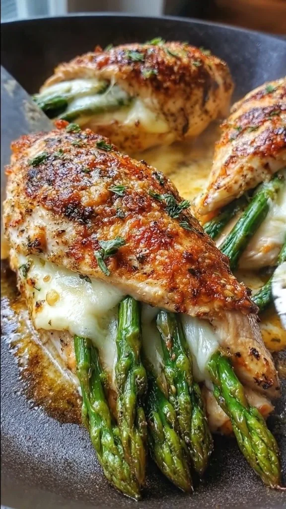 Asparagus-Stuffed Chicken Breast